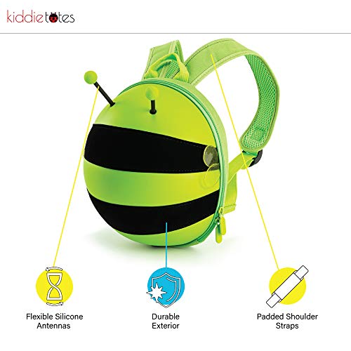 KIDDIETOTES Bumblebee Backpack for Kids, Toddlers, and Children - Perfect for Daycare, Preschool, and Pre-K