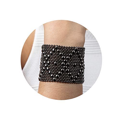 B10-BLK Black Chrome Finish Bracelet - Liquid Metal by Sergio Gutierrez (8.0)