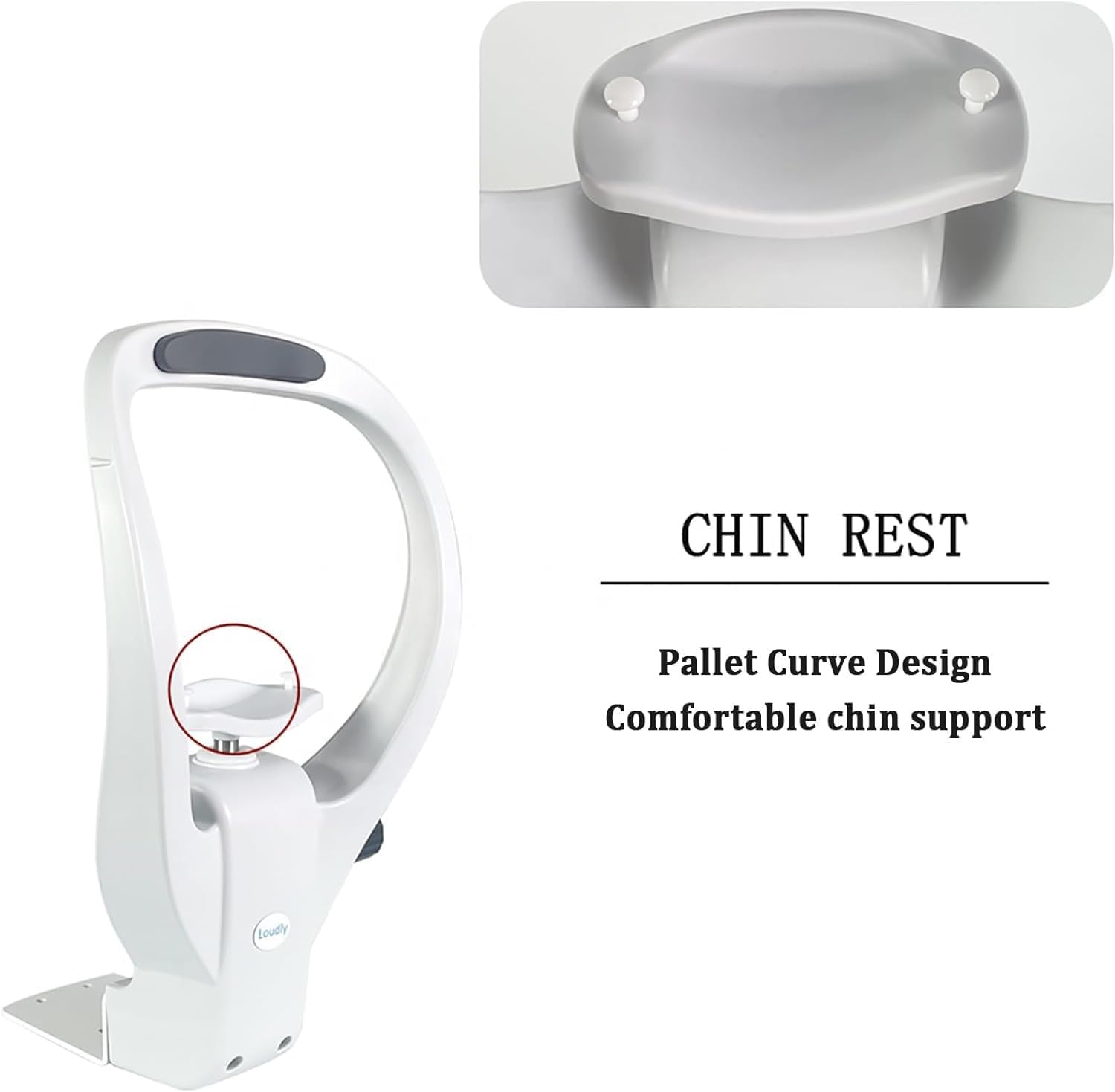 CFDZCP Optometry Lifting Chin Bracket Forehead Support Plastic Optometry Accessories ,Optical Instrument Chin Rest Forehead Bracket Set for Auto Refractometer and Other Devices