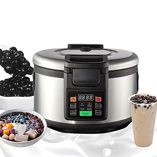 Mvckyi Commercial Tapioca Boba Maker Pearl Cooker, 16L Automatic Non-Stick Pearl Maker with Touchscreen, Boba Bubble Tea Cooker for Boba Tea Sago Pearl Milk Tea