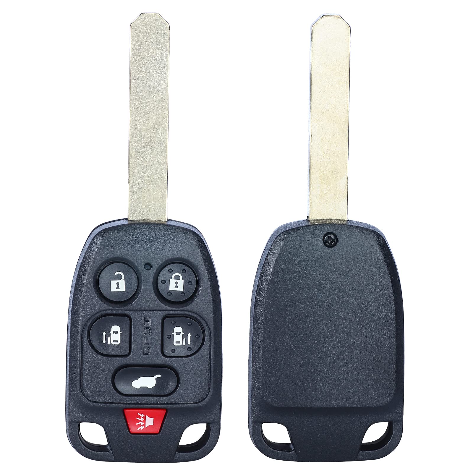 Beefunny Replacement Remote Car Key Shell Case Fob 6 Button for Honda Odyssey 2011-2013 (1)