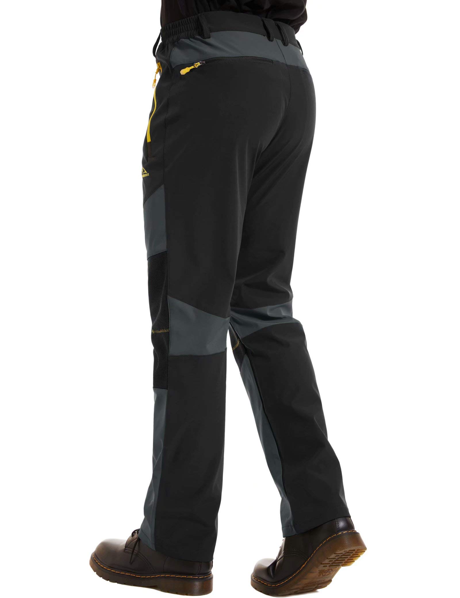 BIYLACLESEN Hiking Pants Mens Spring Fall Outdoor Pants Waterproof Pants Work Pants for Men Fishing Pants Travel Pants Tactical Pants Men