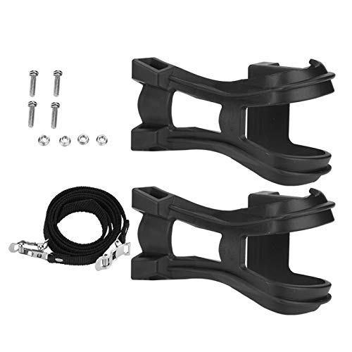 Bike Pedal Straps, Plastic Adjustable Bike Pedals Straps Anti-Slip Bicycle Toe Clip Belt Cycling Accessory