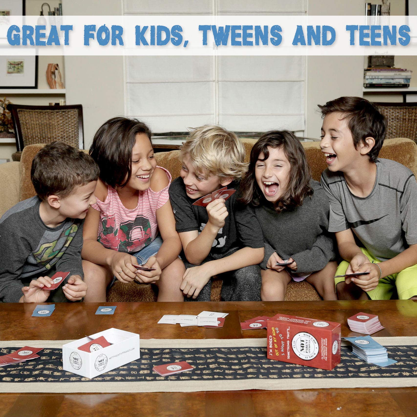 Not Parent Approved: The Original, Hilarious Family Party Game and Expansion Pack #1 Bundle