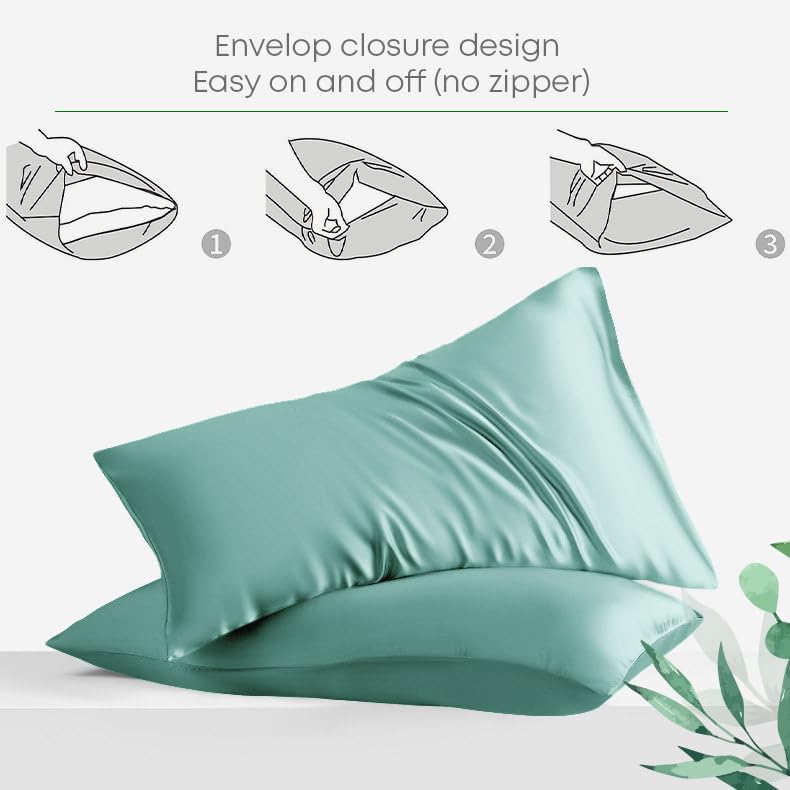 Linenwalas Tencel Lyocell Duvet Cover Set with Deep Pocket Fitted Sheet, Viscose Made from Eucalyptus Soft, Lightweight and Breathable Complete Bedding Set (Aqua, Full)