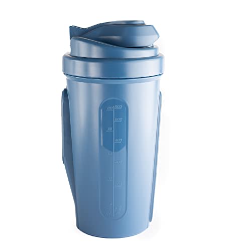 Blentra Magnetic Shaker, Pre Workout Bottle, Shaker Bottle 25oz, Protein Shaker Bottle, Bpa Free, Leak Proof Bottle, Shaker Bottles For Protein Mixes, Shaker Cup (Blue)