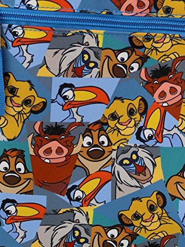 Disney The Lion King Boy's Girl's Soft Insulated School Lunch Box (Blue, One Size)
