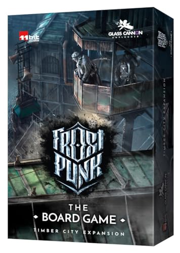 Rebel Studio Frostpunk The Board Game Timber City Expansion - Deluxe Wooden Building Meeples Set, Aesthetic Game Upgrade, 16+, 1-4 Players, 120-150 Minute Playtime, Made by Rebel Studio