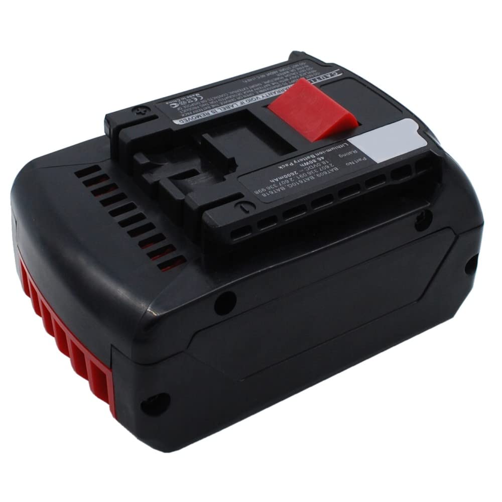 Synergy Digital Power Tool Battery, Compatible with Bosch 3601H61S10 Power Tool, (Li-ion, 18V, 2600mAh) Ultra High Capacity, Replacement for Bosch 2 607 336 091, 2 607 336 092, 2 607 336 169 Battery
