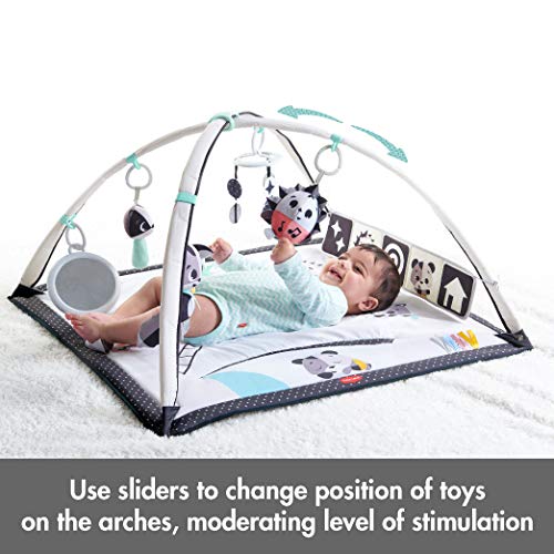 Tiny Love Black & White Gymini Infant Activity Play Mat With-Book, Magical Tales, Deluxe, 1