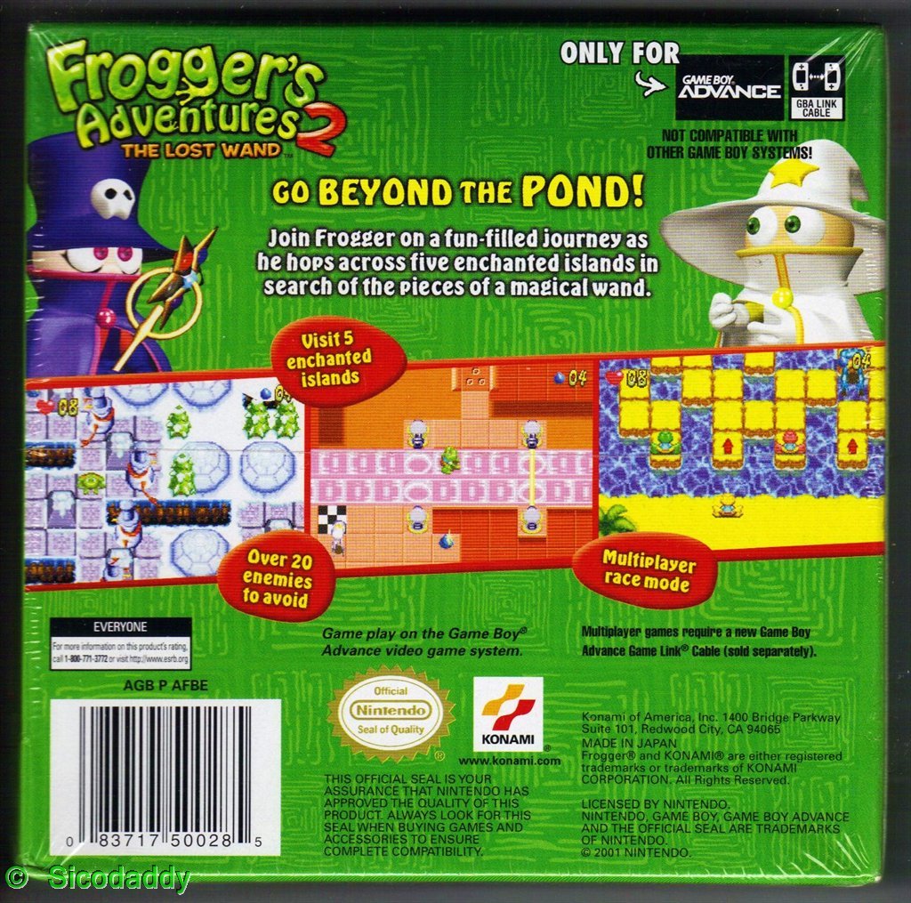 Frogger's Adventure 2: The Lost Wand - Game Boy Advance
