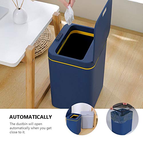 CZDYUF Intelligent Trash Can Contactless Garbage Can Automatic Induction Dustbin Suitable for Study, Living Room