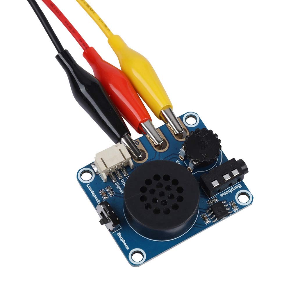 Bewinner Speaker Expansion Board Speaker Module Expansion Board for Micro: bit NS8002 Chip Compatible for Arduino Support Headphone Volume Adjustment