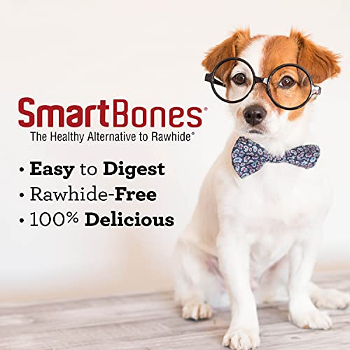 SmartBones Stuffed Twistz 6 Count, Rawhide-Free Chews For Dogs Stuffed With Pork Flavor