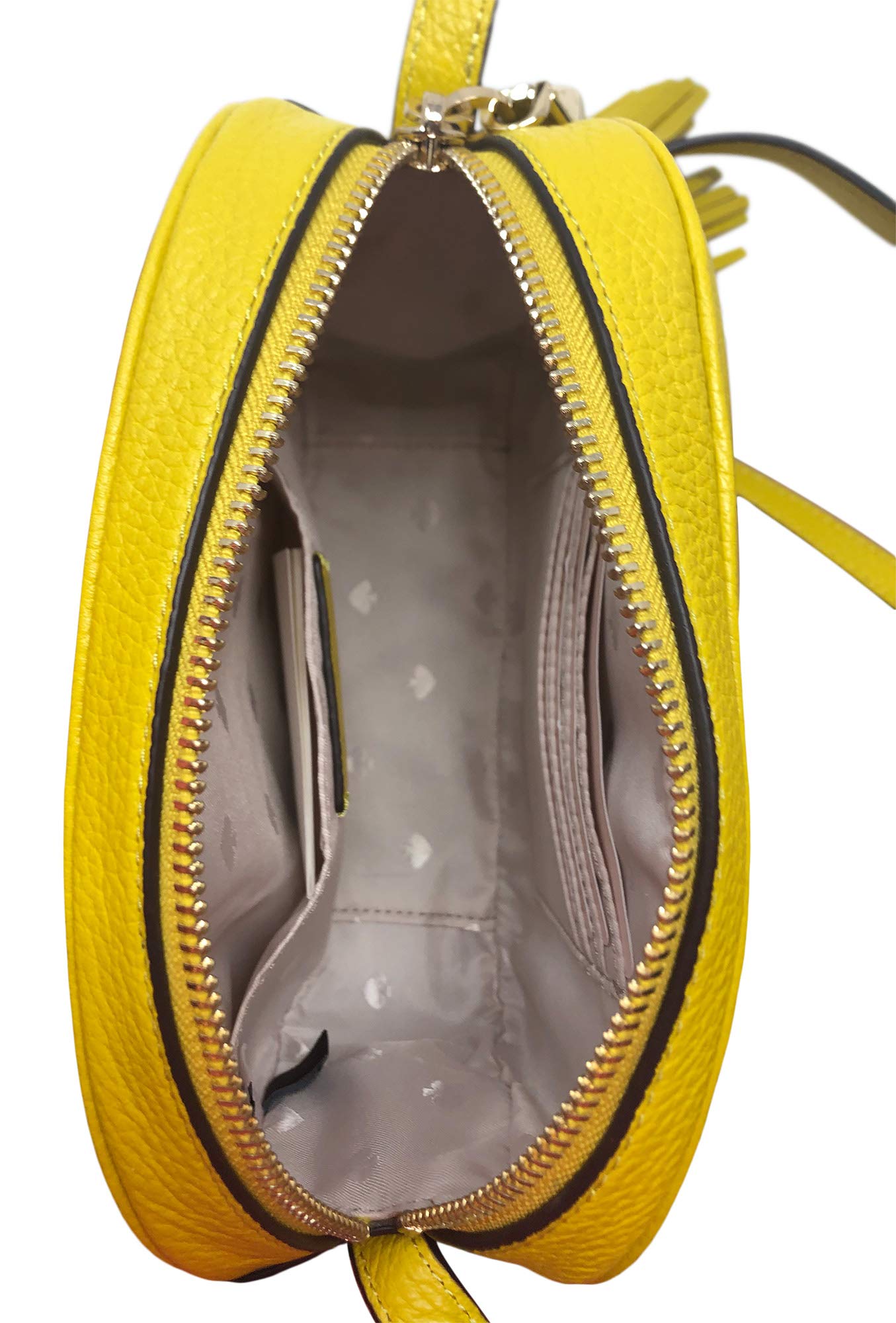 kate spade new york Leather Kourtney Camera Crossbody Shoulder Bag, Chartreuse