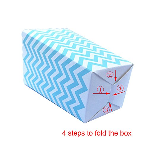 NUIBY 36 Pcs Popcorn Boxes Treat Boxes Movie Popcorn Paper bags for Dessert Tables & Wedding Favors