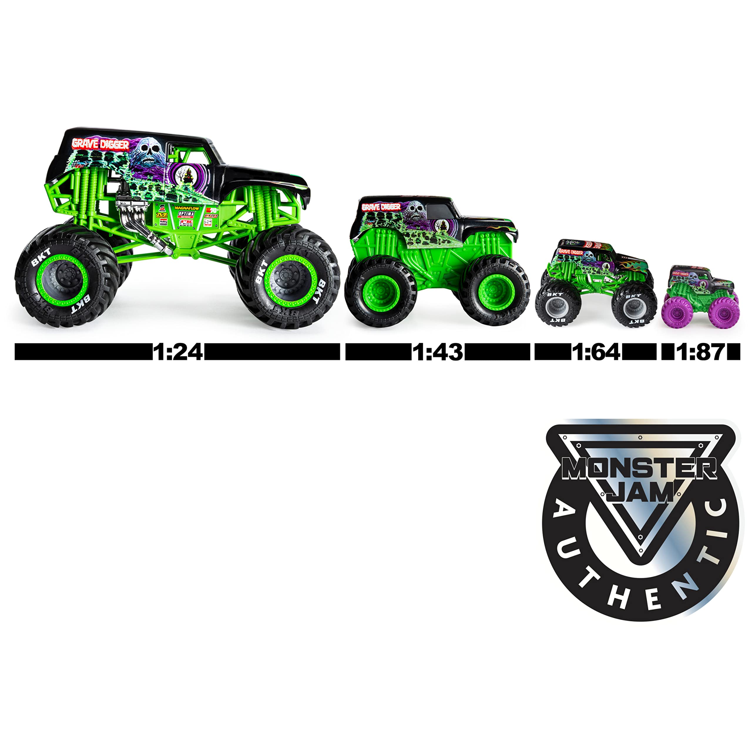 Monster Jam, Official Dragon Monster Truck, Collector Die-Cast Vehicle, 1:24 Scale