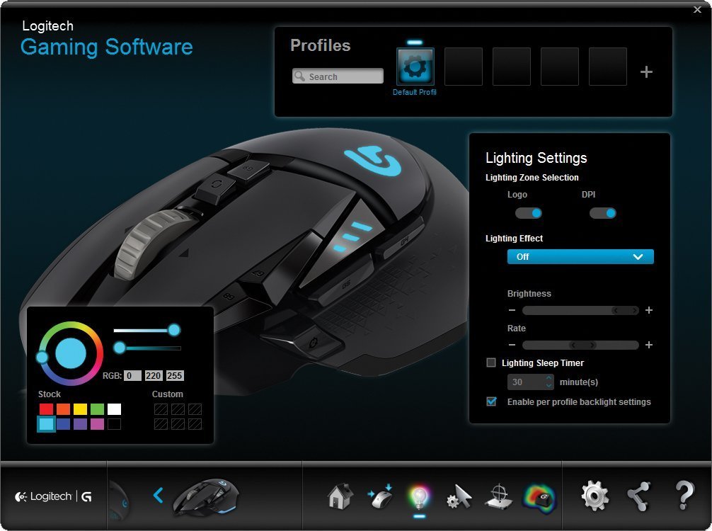 Logitech G502 Proteus Spectrum - RGB Tunable Gaming Mouse - 12,000 DPI On-The-Fly DPI Shifting with 11 Programmable Buttons (Renewed)