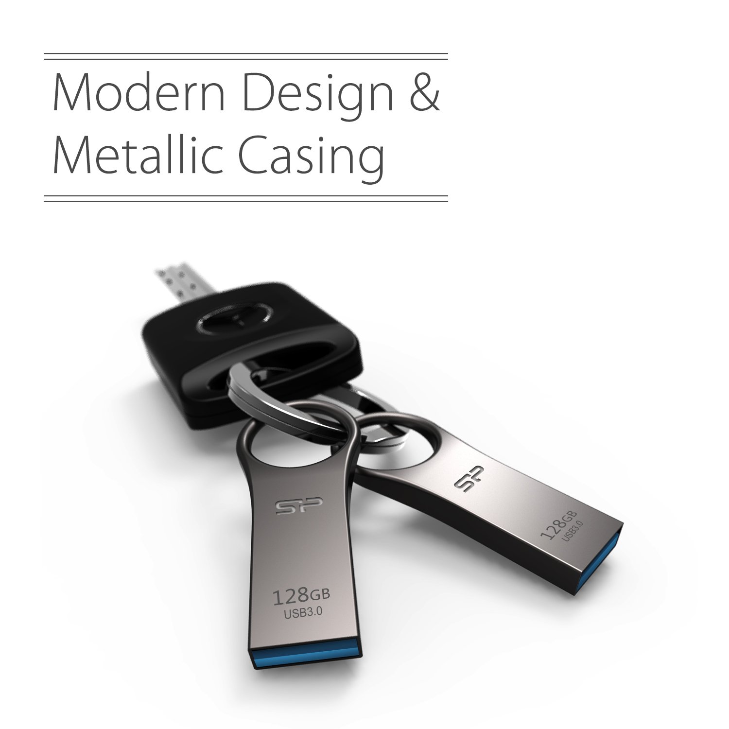 Silicon Power 128GB Jewel J80 USB 3.0 Flash Drive (J80)