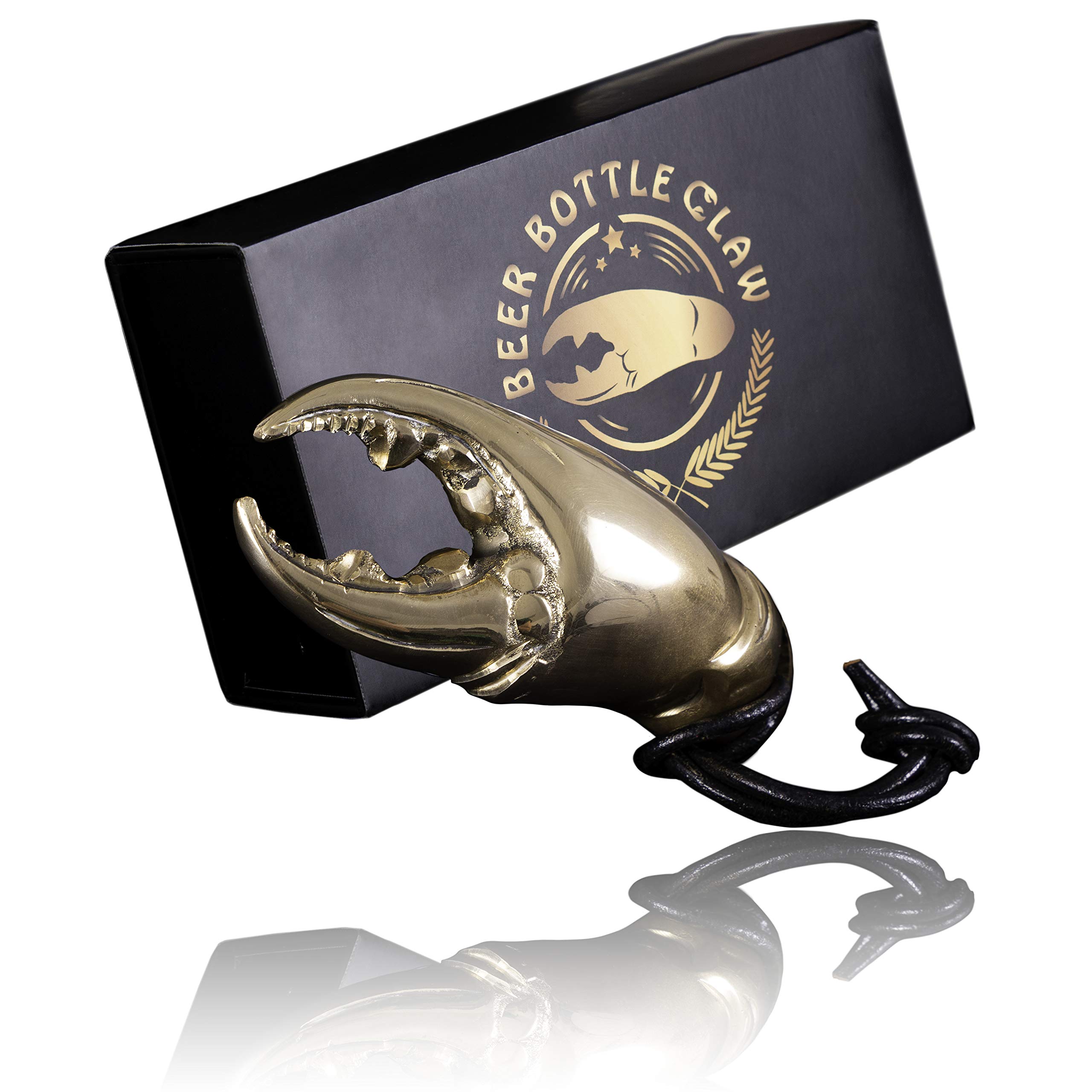 Crab Claw Beer Bottle Opener - Luxury Nautical Themed Gift for Kitchen Decoration - Gift for Wedding, Holidays, Fishermen, Beach Lovers.