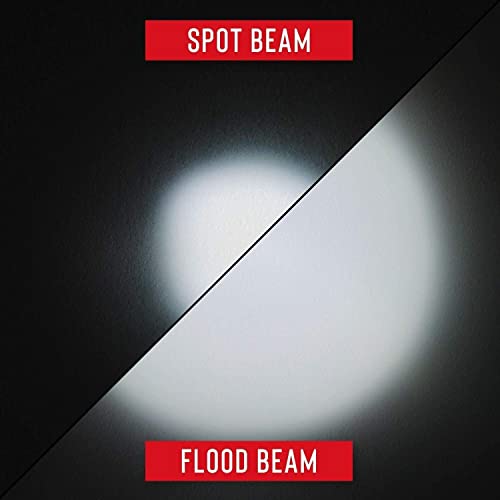 COAST HX5 410 Lumen LED Flashlight, Pure Beam Focusing, Slide Focus, Pocket Clip, Weatherproof, Pocket Sized, Battery Included, Black.