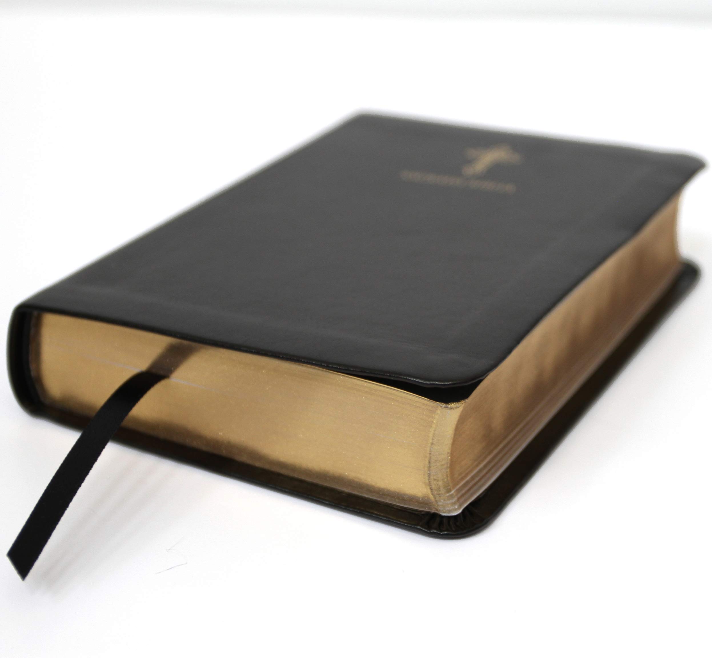 Biblia Católica en español. Símil piel negro, tamaño compacto / Catholic Bible. Spanish-Language, Leathersoft, Black, Compact