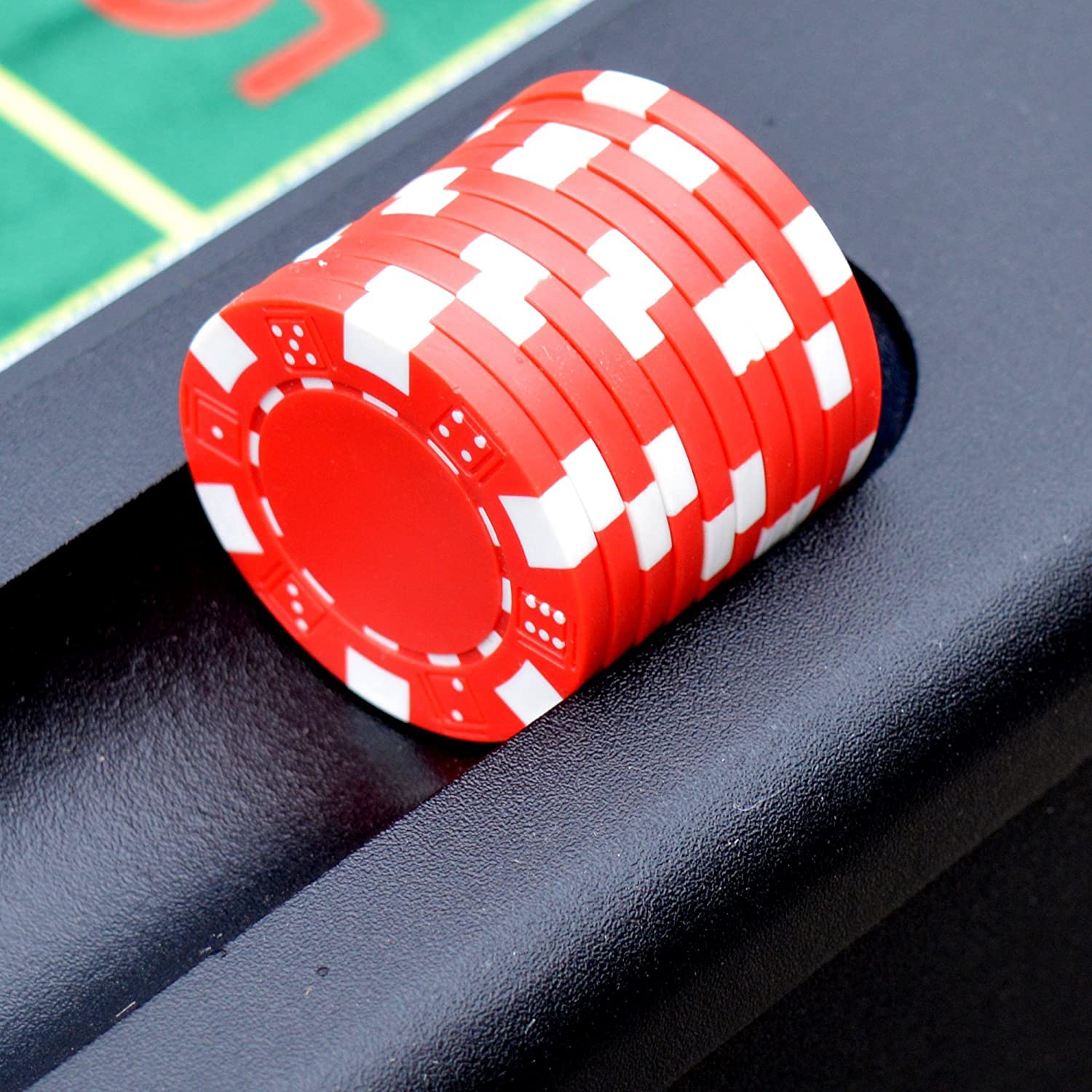 Hathaway unisex adult Classic Monte Carlo 4 in 1 Casino Game Table, Black, Craps and Bar Table Includes Accessories US