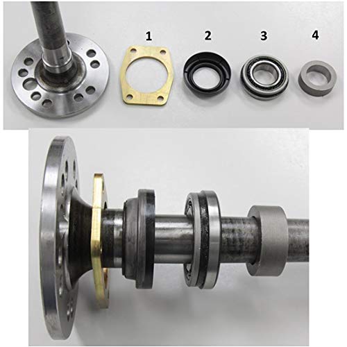 Long 31 Spline Cut-to-Fit Axle with Bearing, Fits Ford 9 Inch