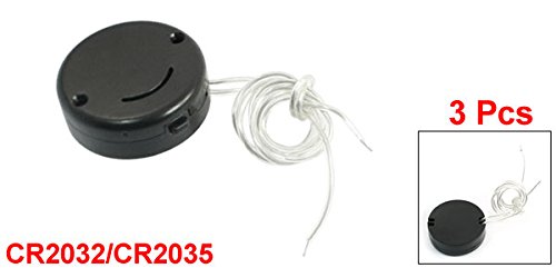 Uxcell a14031000ux0148 CR2032 CR2035 Coin Button Cell Battery Holder on/Off Switch (Pack of 3)