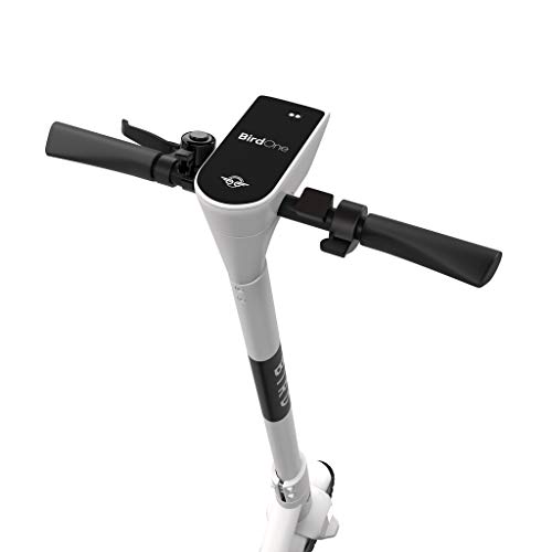 BIRD One Electric Scooter w/25 mi Max Range, 18 mph Max Speed, Headlight & Smart App (Dove White)