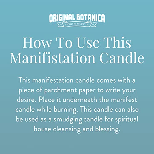Original Botanica Big Money Big Al Manifestation Candle Spiritual Healing Cleansing Magical Positive Negative Energy Protection Prayer Chakra Blessing Smudging Candles Wealth Prosperity Fortune