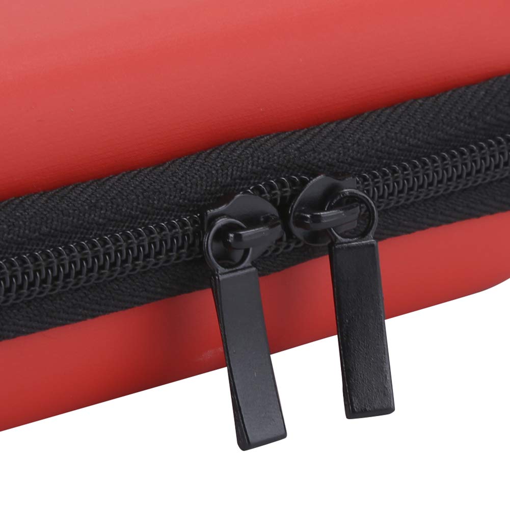 Heayzoki 2Pcs Carrying Case for PSV1000 2000 Console, Portable Storage Bag Protective EVA Hard Carry Case for PSP1000 2000 3000 and Accessories(red)