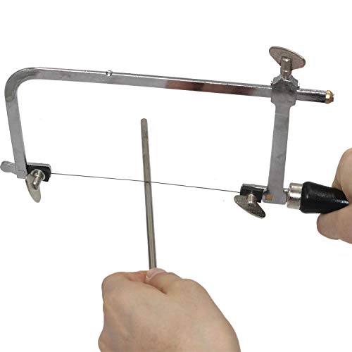 NIUPIKA Jeweler's Saw Frame Adjustable with 144 Blades Professional Jewelry Making Kit