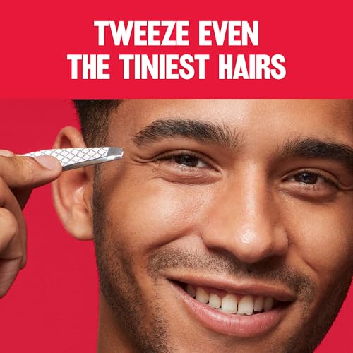 Revlon Ultimate Slant Tweezer, Hand-Finished Ultra-Fine Tips for Precise Hair Removal, Perfect for Tweezing The Tiniest Hairs, Made With Stainless Steel, 1 count