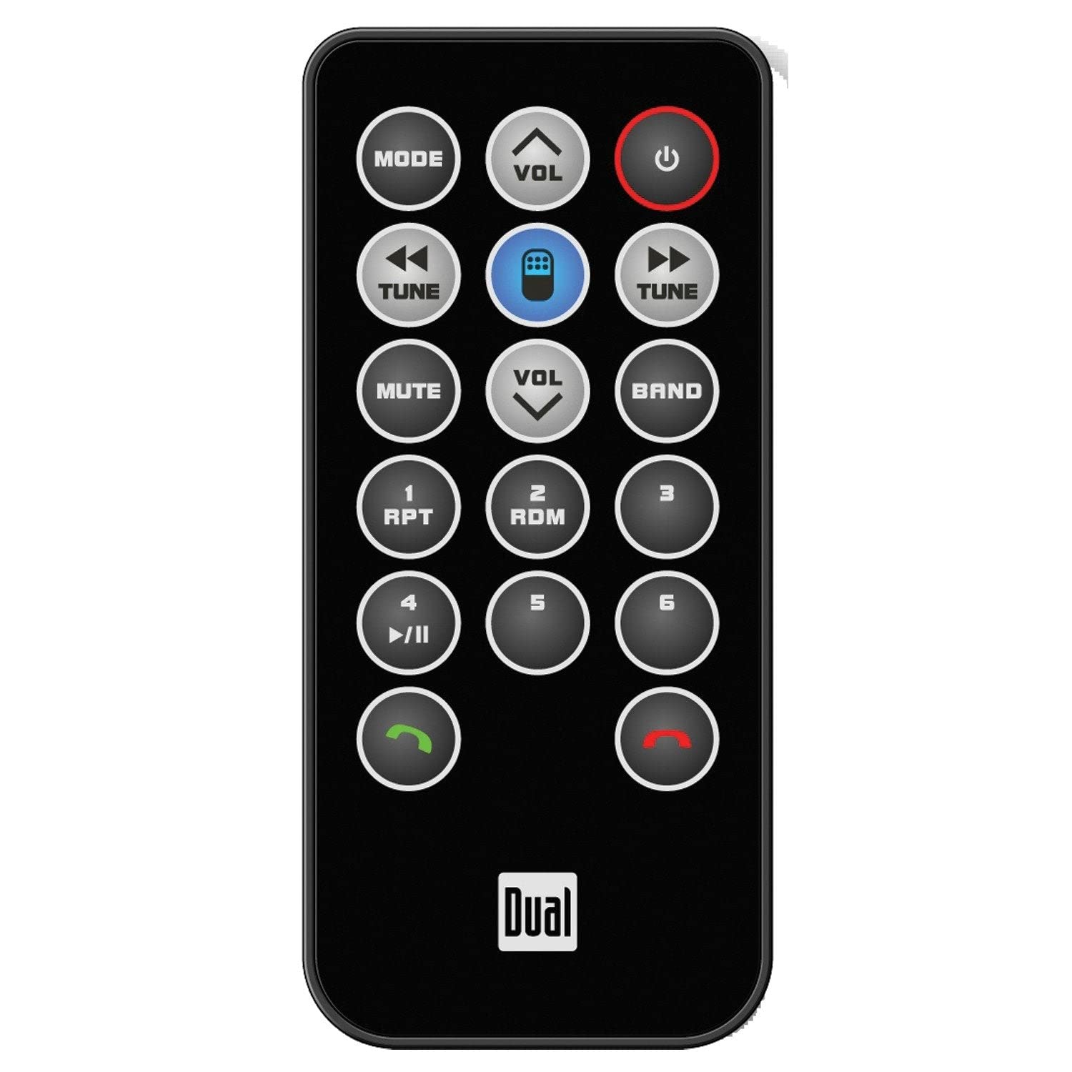 Dual Electronics 7" Double Din Mechless Digital Media Receiver with Apple CarPlay Android Auto