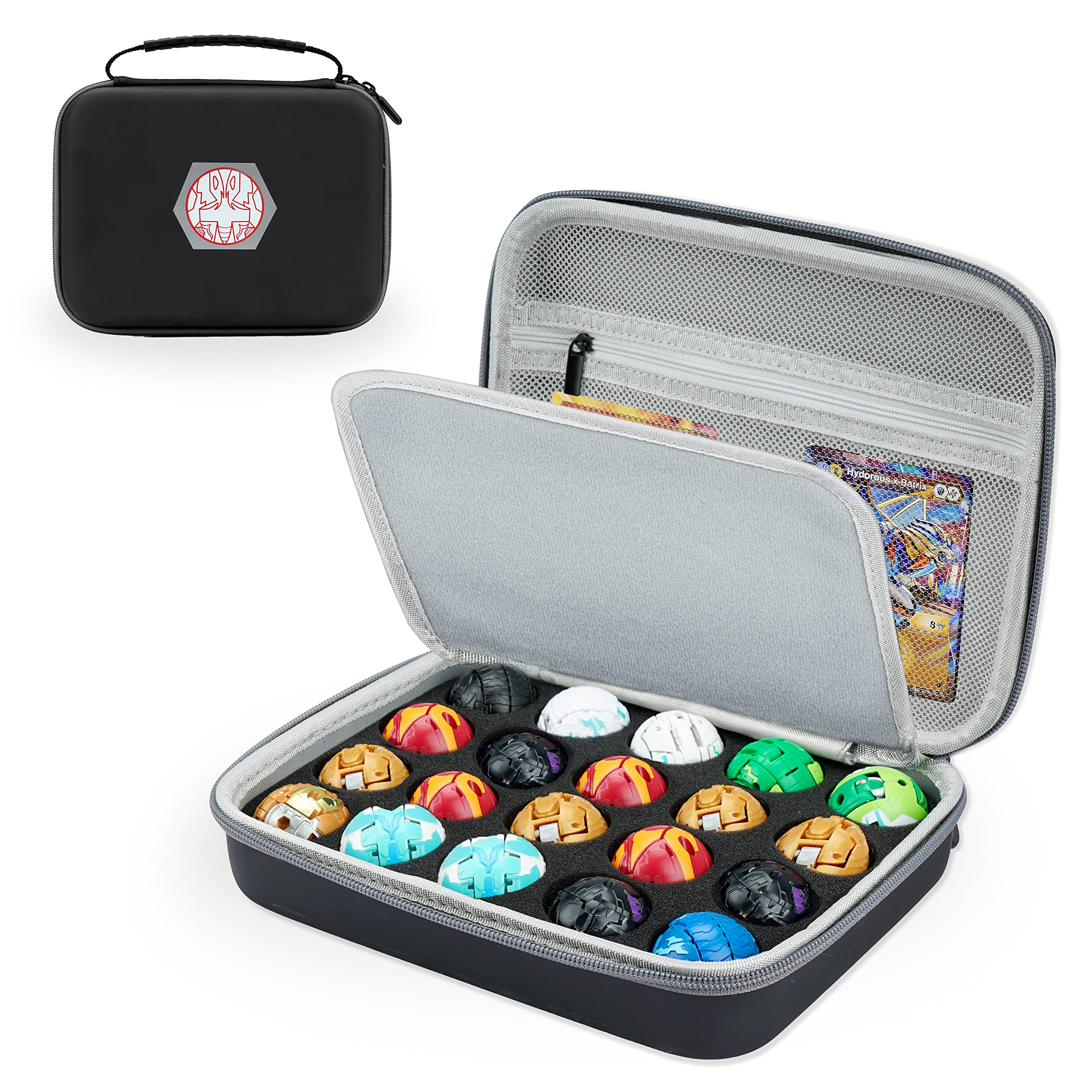 Toy Organizer Storage Case Compatible with Bakugan Figures