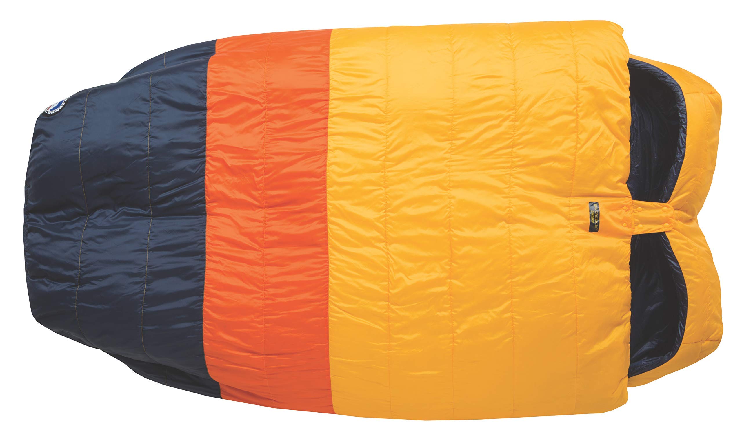 Big Agnes Big Creek 30 (FireLine Eco) Sleeping Bag, 30 Degree, 40" Double Wide