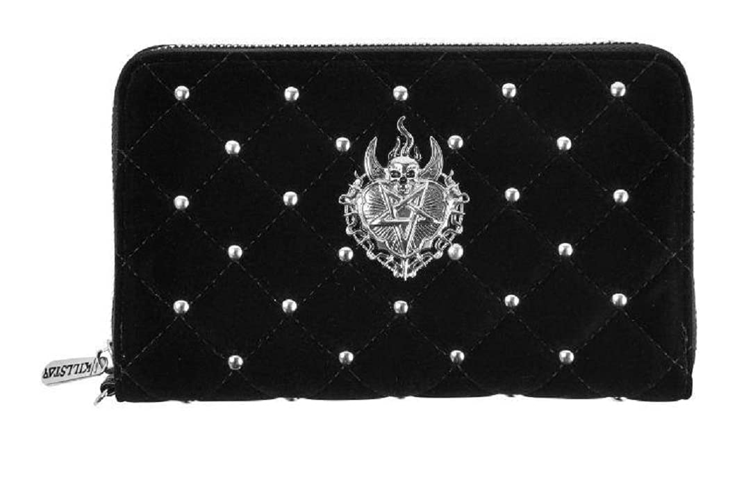 Killstar Unsacred Heart Gothic Punk Tattoos Quilted Clutch Wallet KSRA002964