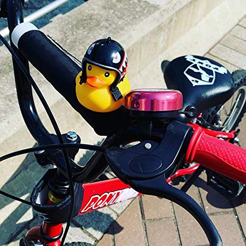 Brezze Letter Rubber Duck Helmet, Bike Horn Bell Car Decoration Bicycle Horn Party Supplies (3 Pack)