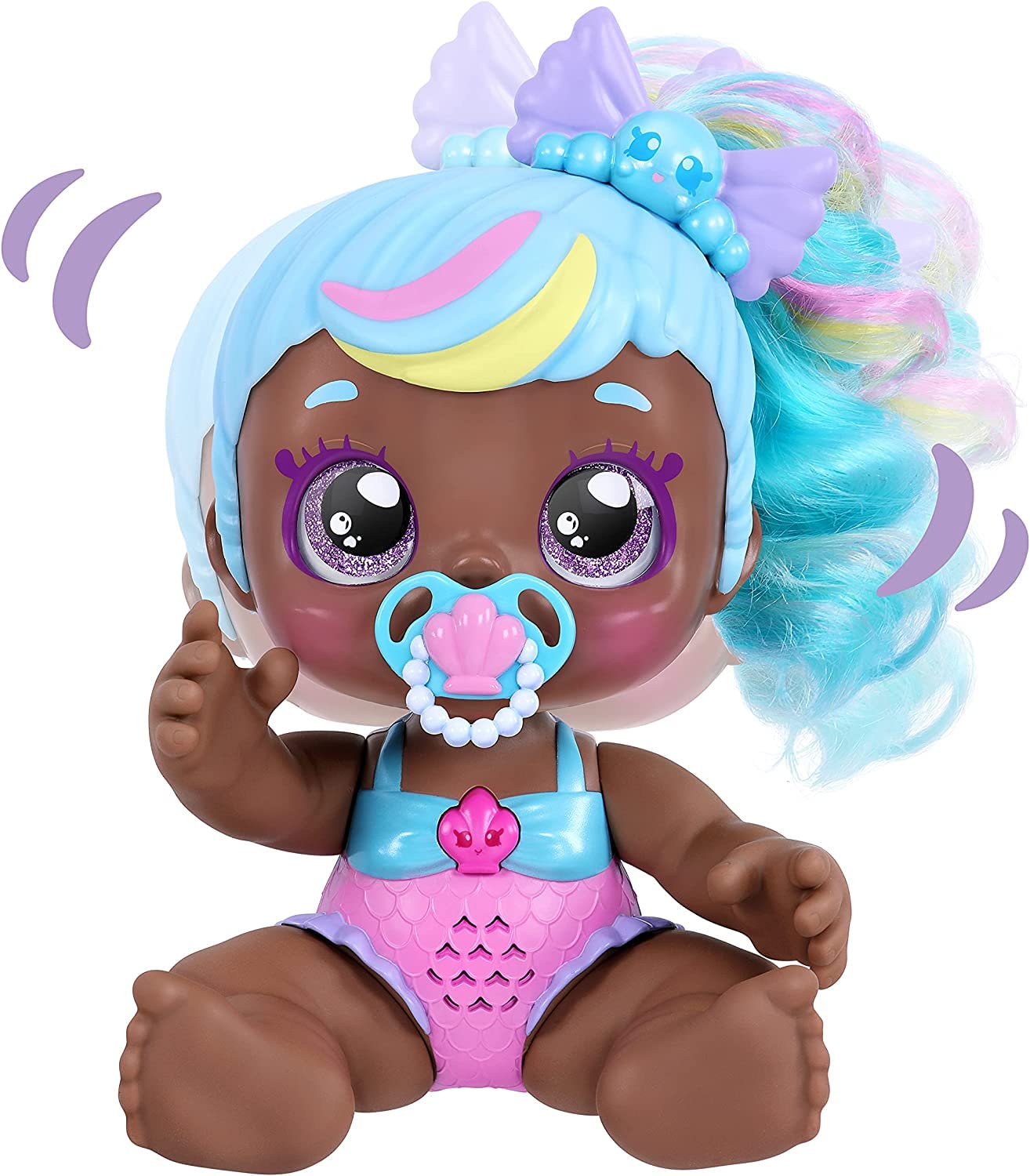 Kindi Kids Electronic 6.5" Doll and 2 Accessories - Bonni Bubbles Bubble 'N' Sing