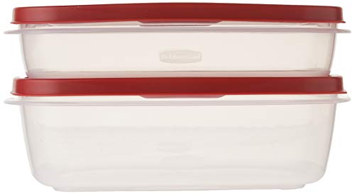 Rubbermaid 5.5 Cup and 8.5 Cup Easy Find Lid Containers Value Pack
