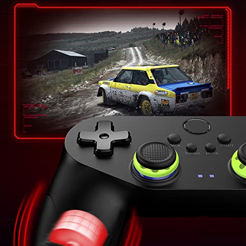 Murciful Silicone Soft Precision Rings Aim Assist Rings Motion Control Compatible with Playstation 5,Playstation 4,Xbox, Xbox one,Xbox Series X,Pc Gamepads,Power A(5 Black 5 White 5 red 5 Green)