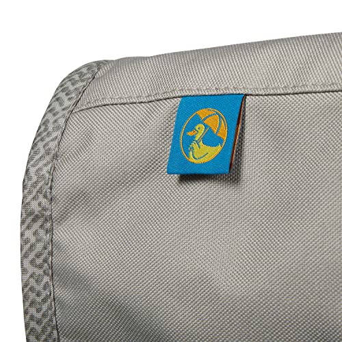 Duck Covers Weekend Water-Resistant Outdoor Rectangular Table & Chair Cover with Integrated Duck Dome, 107 x 82 x 32 Inch, Moon Rock, Patio Covers for Outdoor Furniture