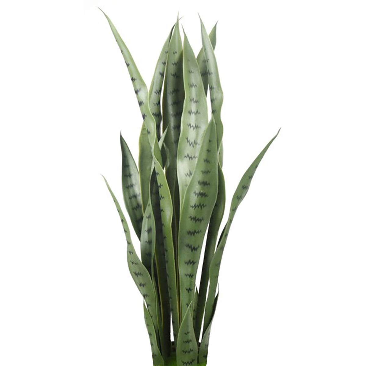 Nevperish Artificial Snake Plant 27 Inches Fake Sansevieria Perfect Faux Agave Desk DIY Plants unpotted for Indoor Outdoor Home Office Decor Garden Modern Decoration Housewarming Gift