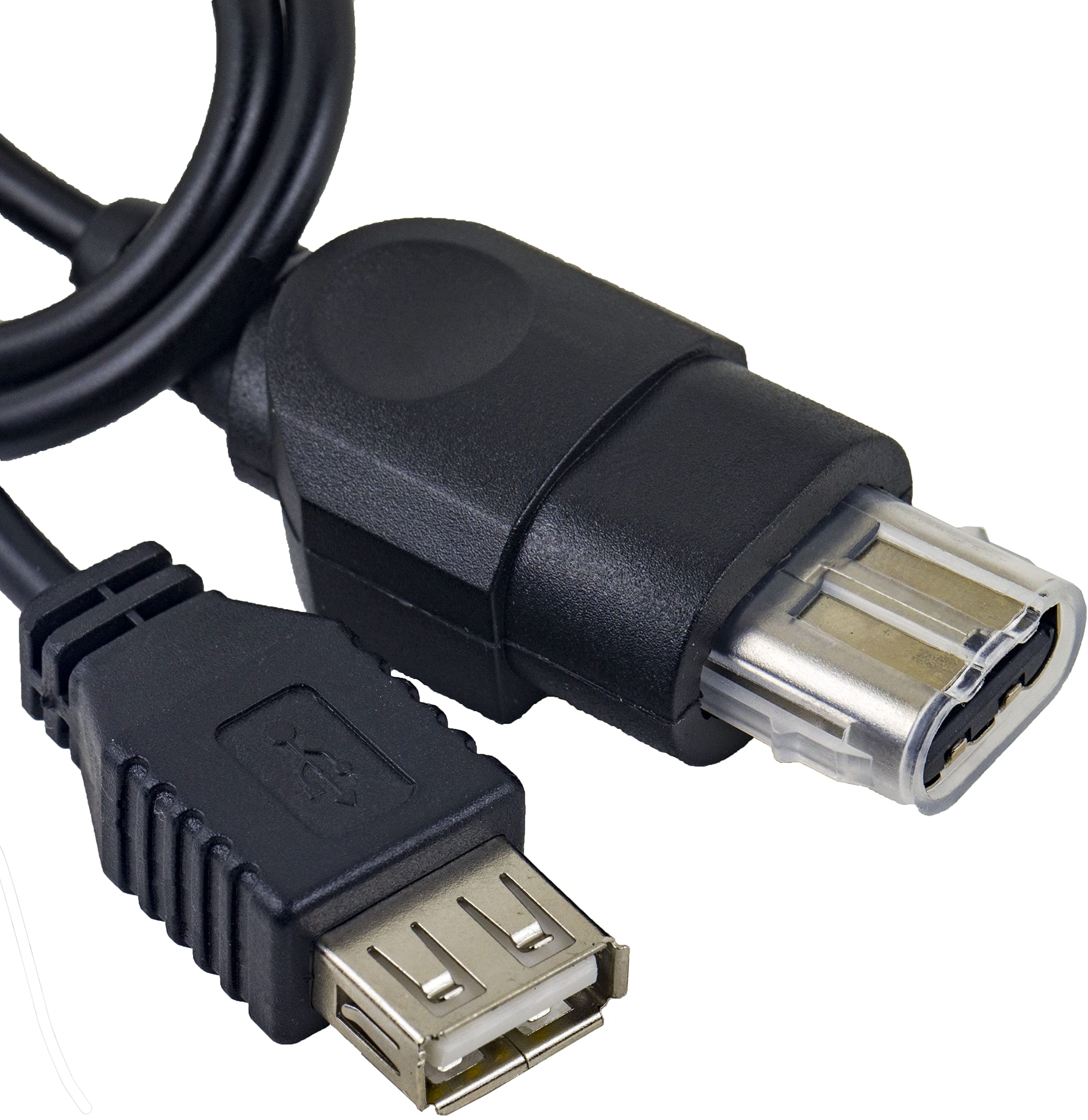 risingsaplings PC Female USB Converter Adapter Cable Cord for Original Xbox Console Gen.1 Console About 30.5in Length (1 PCS)