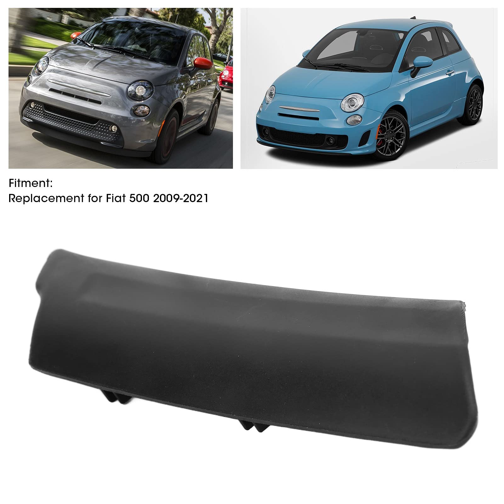 Black Wiper Scuttle Panel Trim, ABS Waterproof Right Windshield Wiper Scuttle Panel Cover Right Wiper Blades Wiper Scuttle Exterior Decor