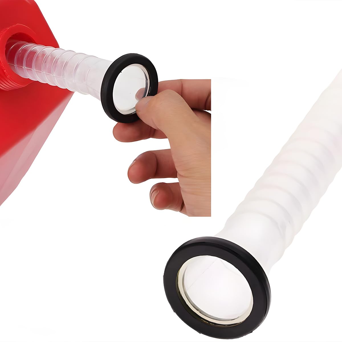 AUCELI Gas Can Spout Gaskets, 10 Pieces Rubber Ring Replacement Auto Gasoline/Fuel Jug Washer Seals, Car Accessories, Universal O Shape Sealing Rings Compatible with Most Gas Can Spout