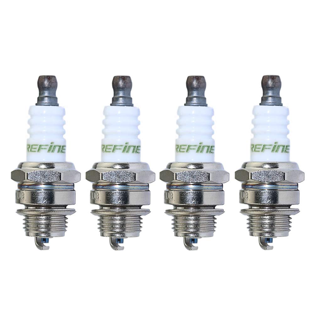 Boeray 4pcs Spark Plug NGK BPMR7A L7T for Husqvarna 33CC 43CC 47CC 49CC 52CC 2 Stroke Small Engine Lawn Mower Chainsaw Trimmer Blower