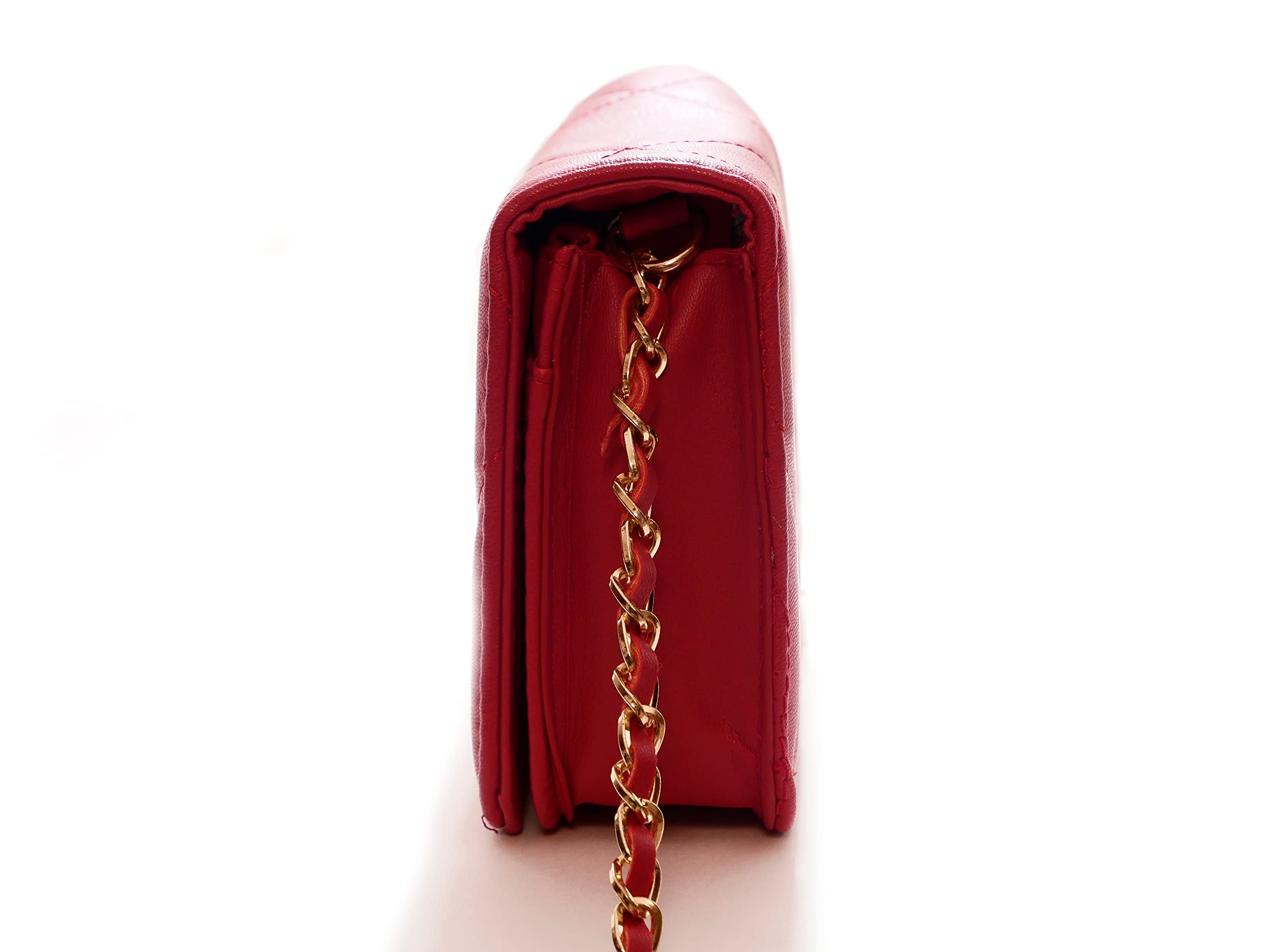 bebe Gio Flap Crossbody Red