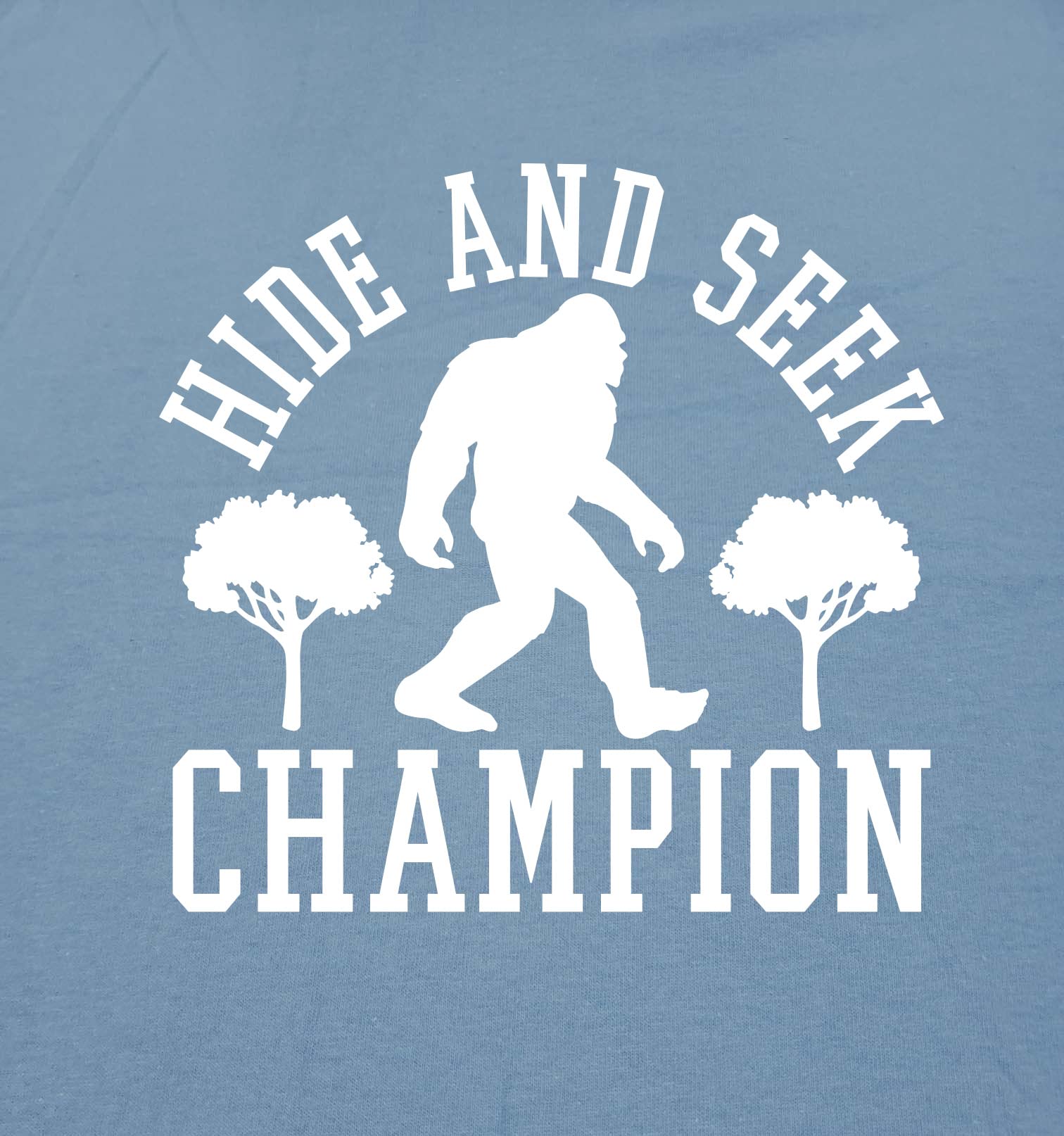 Bigfoot Hide and Seek Champ Sarcastic Graphic Funny T Shirt M Pink